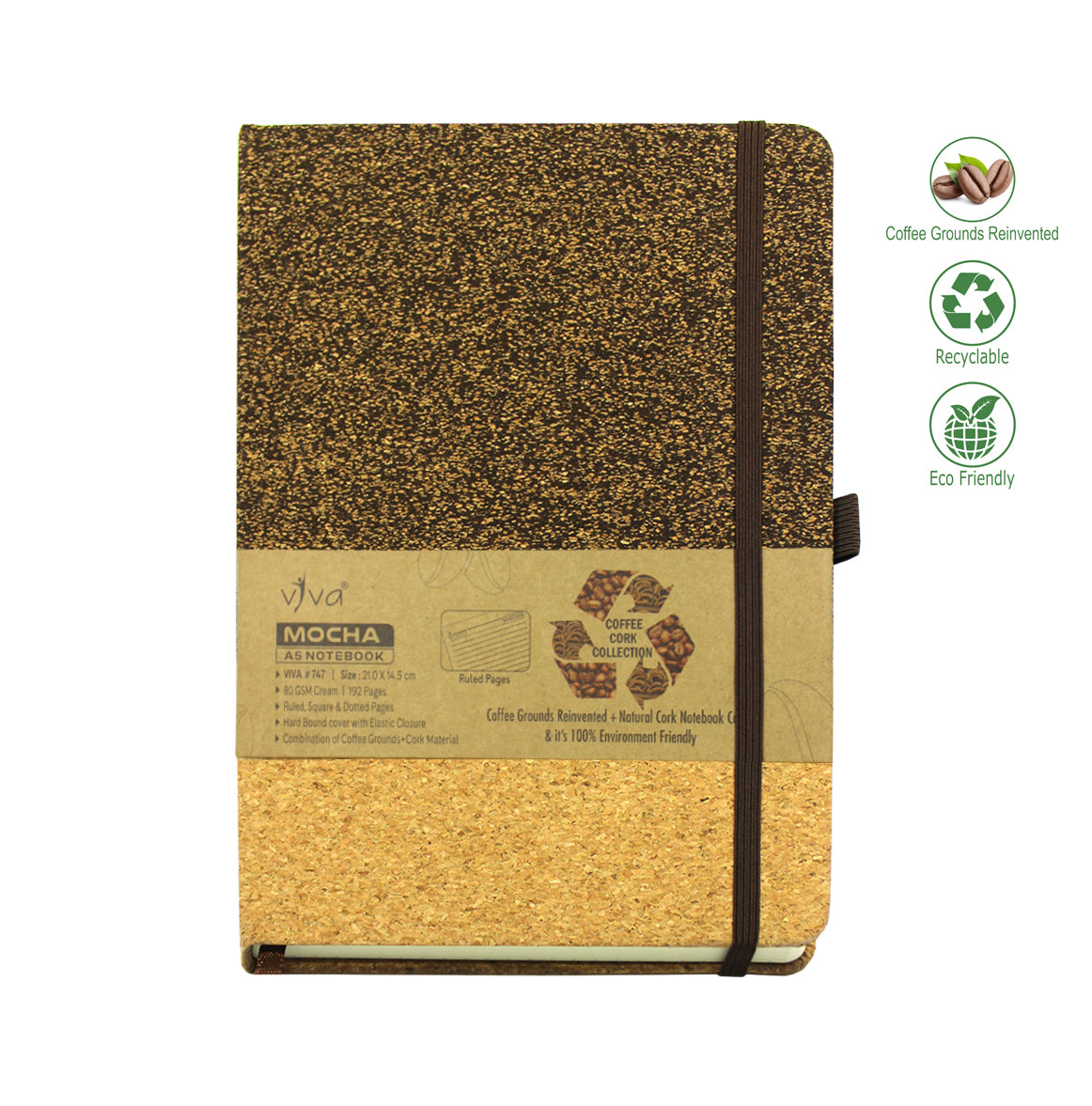 MOCHA Coffee Notebook - (COFFEE+CORK COLLECTION) – Viva-global-store